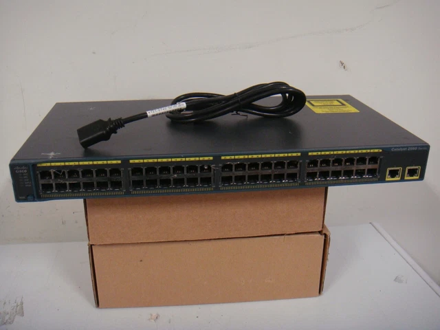 CISCO CATALYST 2960 Series Ethernet Switch 24-Port Router WS-C2960-24TT ...