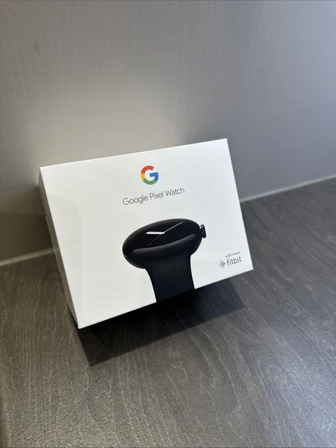 GOOGLE PIXEL WATCH 41mm Matte Black Stainless Steel Case - Black - NEW ...