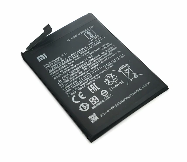 ORIGINAL XIAOMI BATTERIE Mi BN53 Redmi Note 9 Pro 9s 9 Max Batterie ...