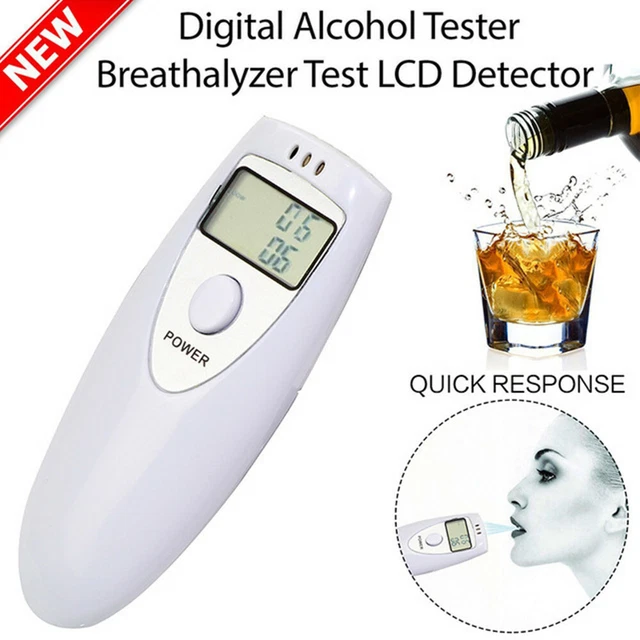 DIGITAL BREATHALYZER TESTER Alcohol Detection Accurate Measureme ...