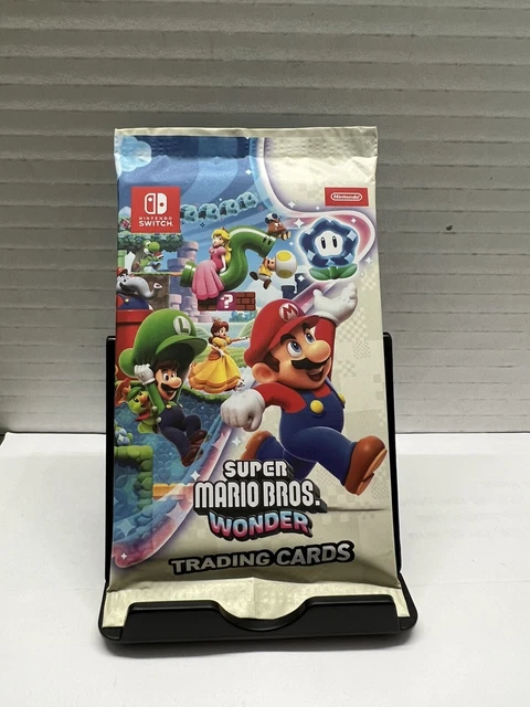 SUPER MARIO BROS Wonder Trading Card Pack Preorder Bonus (New/Sealed ...