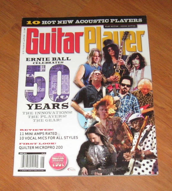 GUITAR PLAYER '12 magazine SLASH Albert Lee JIMMY PAGE Paul Haggard JIM ...