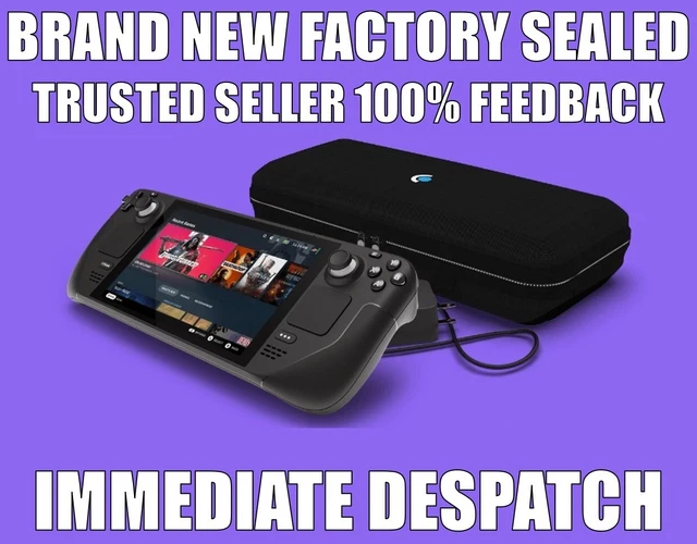 VALVE STEAM DECK Handheld Console - Black 64 GB - Brand New - Same day ...