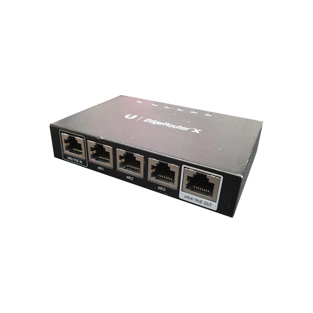 UBIQUITI EDGEROUTER X ER-X 5 Port Router Managed Switch PoE No AC ...