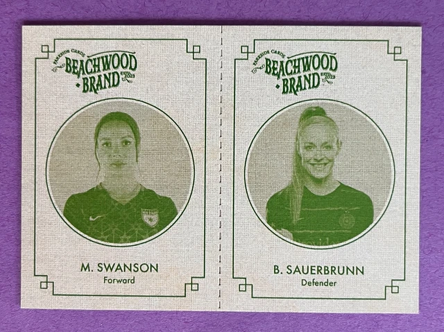 MALLORY SWANSON & Becky Sauerbrunn 2023 Parkside NWSL Volume 1 ...