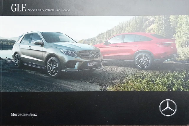 MERCEDES-BENZ GLE 06/17 Prospekt Brochure Broszura Folleto Catalogue ...
