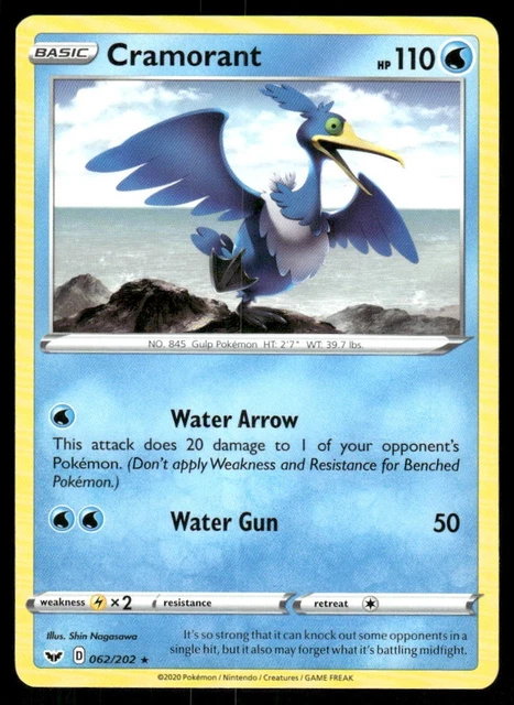 POKÉMON TCG POKÉMON Cramorant Cramorant Rare Regular £1.78 - PicClick UK