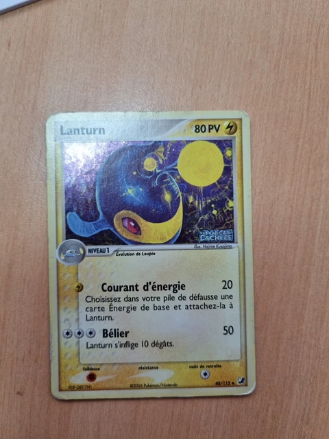 CARTE POKÉMON RARE Lanturn ! 40/115 - EX Forces Cachées - 2006 EUR 9,99 - PicClick FR