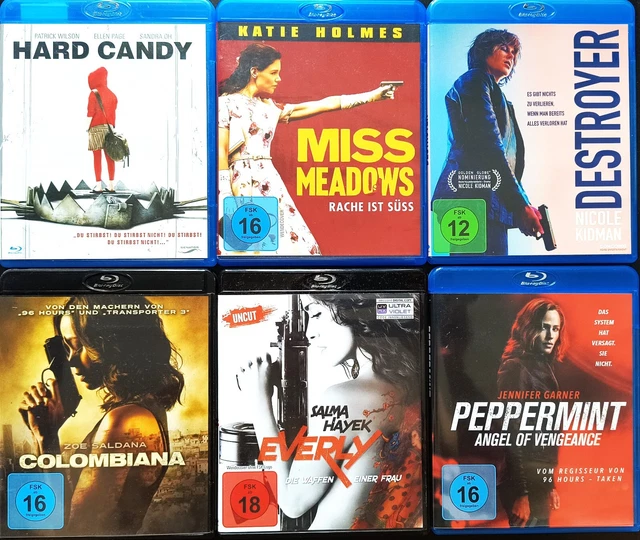 PEPPERMINT& DESTROYER &COLUMBIANA& Miss Meadows" Hard Candy "Everly ...