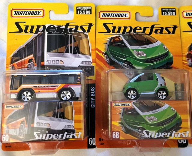 2005 MATCHBOX S.F City Bus, Smart Fortwo Cabriolet, Londres Taxi ...
