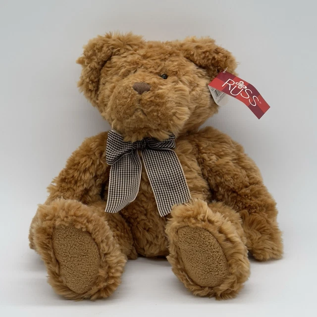 VINTAGE RUSS TENNYSON Bear Approx 14 inches high Bow Tie With Tags £15. ...