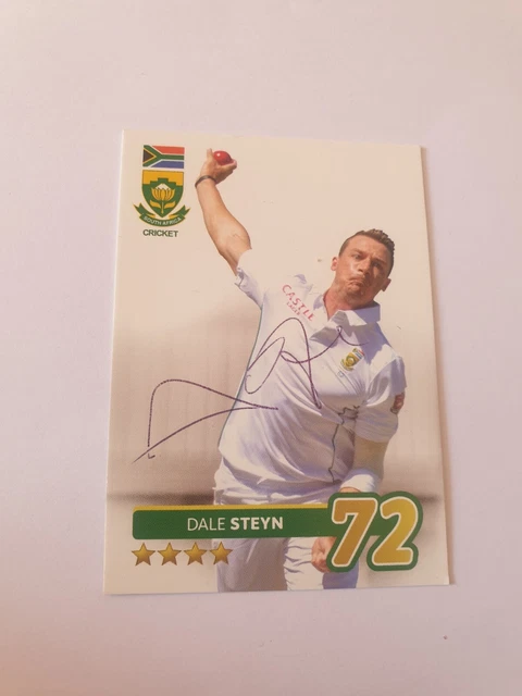 SIGNED BIG BALL Cricket Card-Dale Steyn-South Africa Cricket £7.99 ...