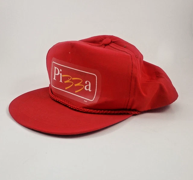 VINTAGE MCDONALDS MCPIZZA Red Crew Cap 80's-90' Like New $29.99 ...