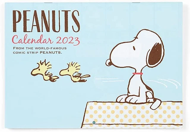 PEANUTS SNOOPY WOODSTOCK 2023 Calendar with Stickers, 7 Inch x 7 Inch £ ...