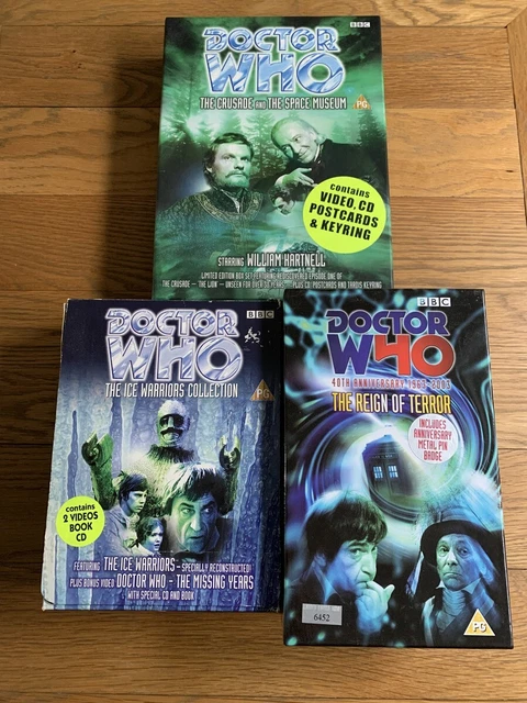 DOCTOR WHO BOXSET VHS Bundle - Crusade/Ice/Reign £25.00 - PicClick UK