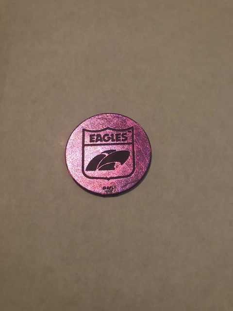 AFL POG WEST Coast Eagles Club Logo - Purple Finish Used Condition $12. ...