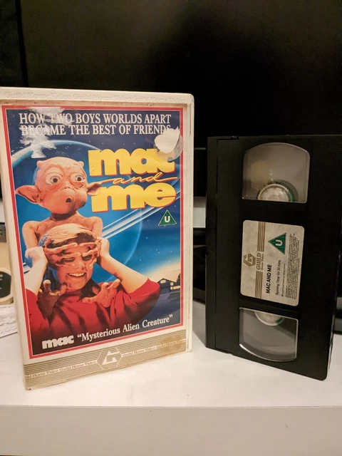 MAC AND ME - Big Box Rental VHS Pre Cert Int £7.99 - PicClick UK