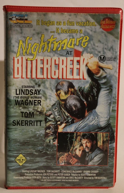 NIGHTMARE AT BITTERCREEK (VHS) CEL 1988 Ex-Rental Tape Tim Burstall $30 ...