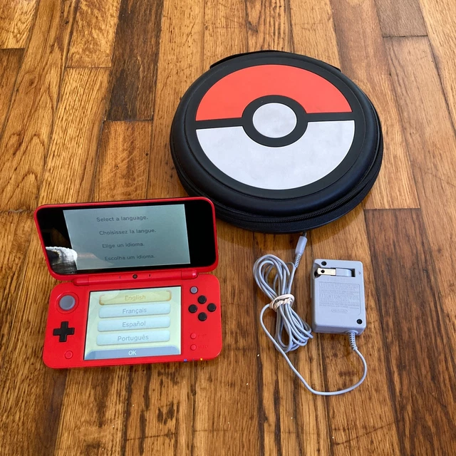 NINTENDO NEW 2DS XL Console Pokemon PokeBall Limited Edition + Case USA ...