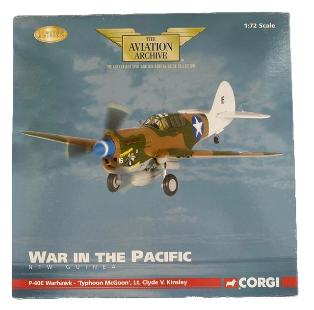 CORGI AVIATION 1:72 Warhawk P-40E Typhoon McGoon AA35211 Lt Clyde ...