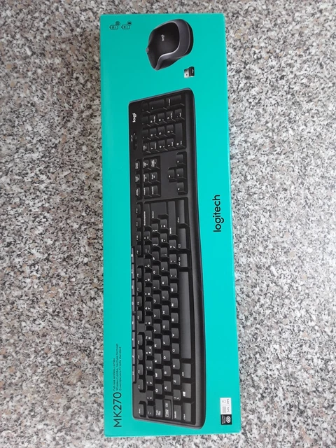 LOGITECH MK270 WIRELESS Keyboard And Mouse Combination £17.20 - PicClick UK