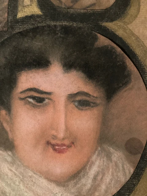 MUY BONITO DIBUJO Familia Carboncillo Retrato Principios Siglo Xx Art ...