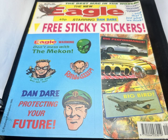EAGLE 5TH MAY 1990 With Free Gift Fleetway Dan Dare British Weekly ...