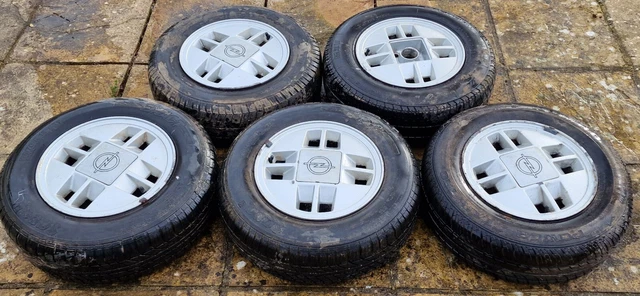 13& ATS GM Opel Manta Classic/Vintage Wheels Full Set+Spare+Centre Caps ...