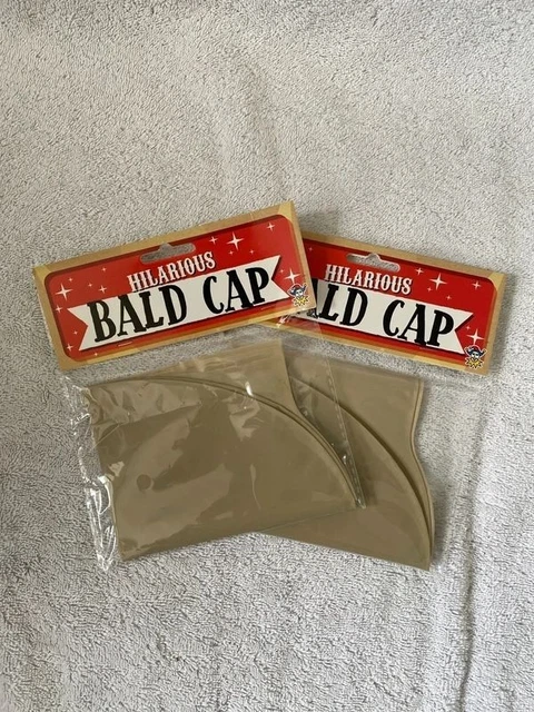 LATEX BALD CAP Novelty Funny Joke Fancy Dress Accessory Hat Item £1.17 ...