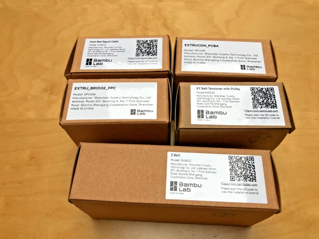 BAMBU LAB P1S P1P Genuine Spare Parts Bundle £21.48 - PicClick UK