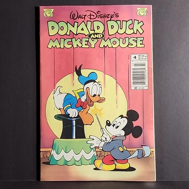 WALT DISNEY'S MICKEY Mouse & Donald Duck #4 Gladstone Comics newsstand ...