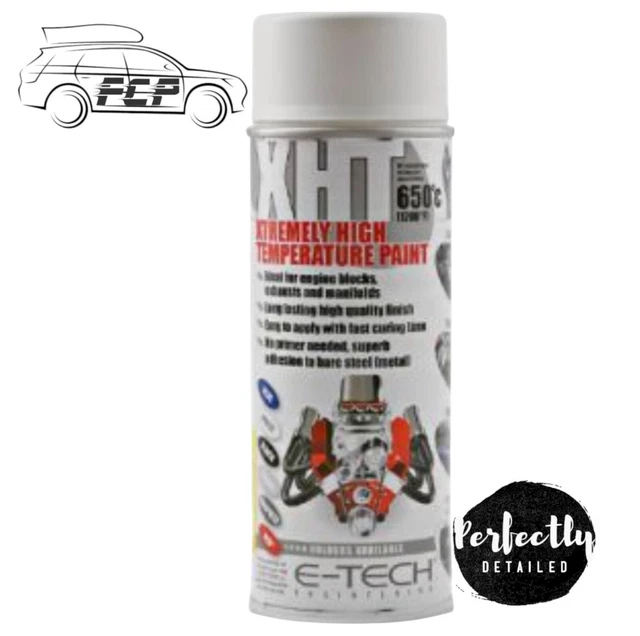 E-TECH XHT WHITE Extremely High Temperature Paint VHT Car Engine ...