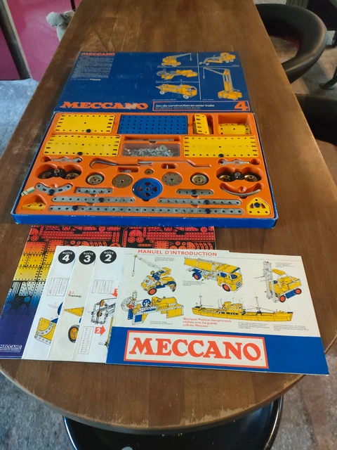 BOITE MECCANO N°4 compléte ref: 030204 EUR 42,00 - PicClick FR