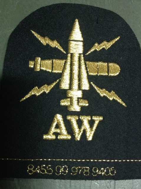 ROYAL NAVY OPERATOR mechanic AW Cloth Patch, badge, Embroidered, New £2 ...