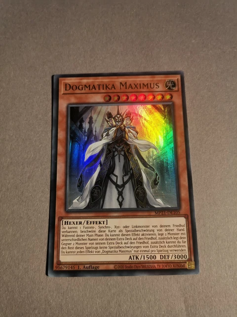 DOGMATIKA MAXIMUS MP21-DE105 Ultra. Rare 1.Auflage Yu-Gi-Oh EUR 2,10 - PicClick DE