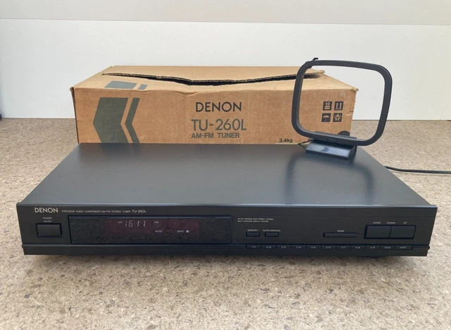 DENON TU-260L AM-FM Sintonizzatore stereo in scatola originale con ...