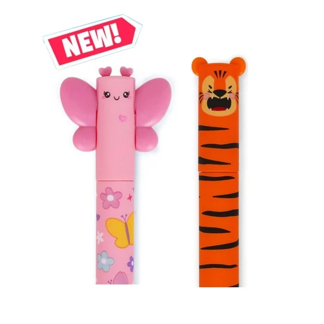 LEGAMI - SET 2 penne NOVITA' 2025 - farfalla e tigre EUR 8,50 - PicClick IT