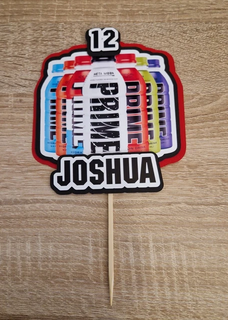 PRIME HYDRATION DRINK bottle ksi cake topper set Personalised 3D ...