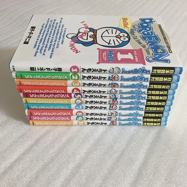 DORAEMON ENGLISH TRANSLATION Version Vol.1-10 Complete Set Manga Comic ...