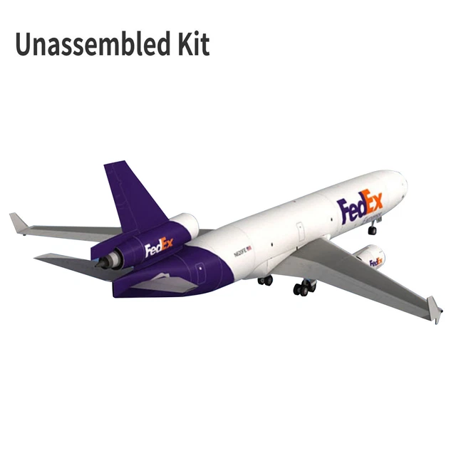 1:100 SCALE FEDEX MD-11 Air Plane Model 3D Paper Unassembled Kit ...