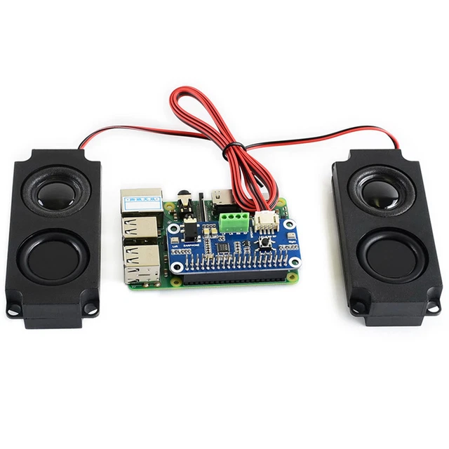 AUDIO SOUND CARD HAT Board Speaker Kit for Raspberry Pi Zero 2 W WH A 3 ...