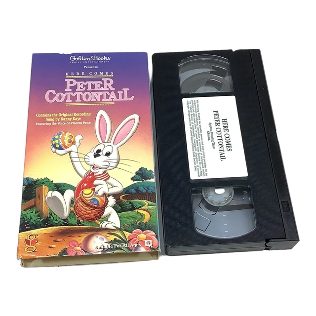 EASTER BUNNY CLASSIC Here Comes Peter Cottontail FHE VHS 1990 Golden ...