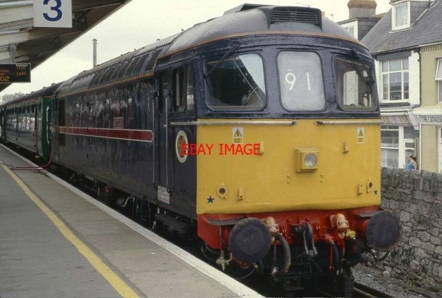PHOTO CLASS 33 Loco Meteor Fragonset At Weymouth £1.85 - PicClick UK