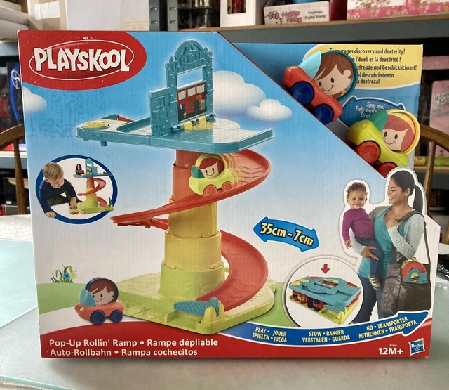 HASBRO PLAYSKOOL POP-UP Rollin Ramp Toy Car Runway Play Stow Go Toy ...