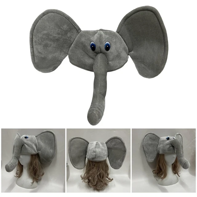 UNIQUE ELEPHANT COSTUME Hat Soft Warm Hat For Themed Party Halloween ...
