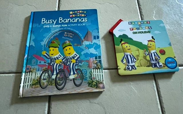 BANANAS IN PYJAMAS Busy Bananas DVD & Activity Book & On Holidays Fold ...