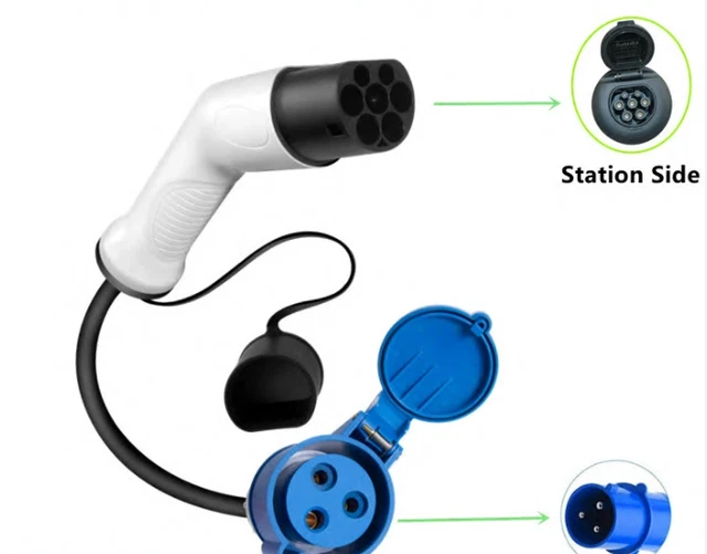 TYPE 2 CABLE Connector Plug from The Station To 7kW Socket 16 A 3,3 Kw ...