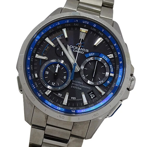 CASIO OCEANUS OCW-G1000-1AJF watch chronograph GPS solar titanium £466.11 - PicClick UK