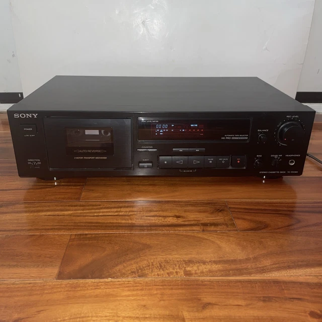 SONY TC-RX390 AUTO Reverse Cassette Deck RESTORED fully Functional £39. ...