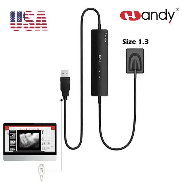 HANDY DENTAL RVG X-Ray Sensor Digital Intraoral Imaging System HDR-500A ...